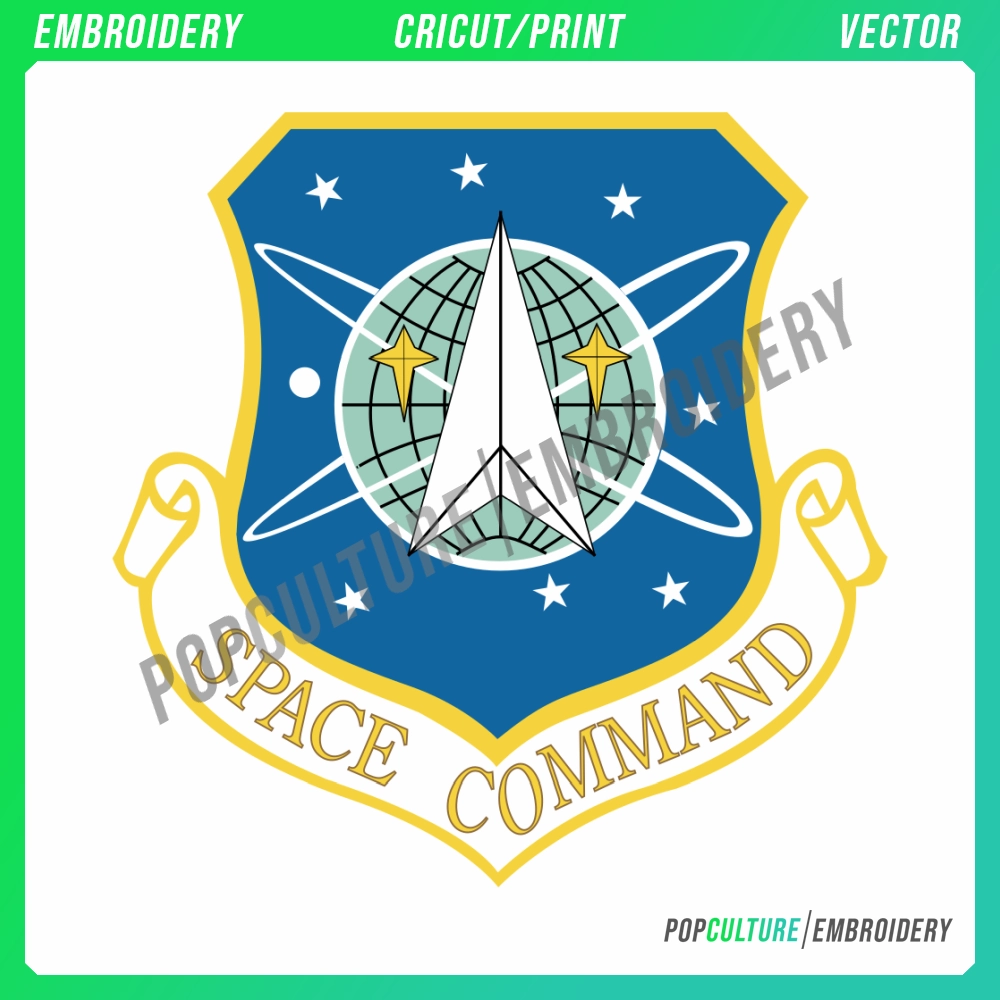 Space Command - Official Logo for Embroidery & Vector • Pop Culture ...
