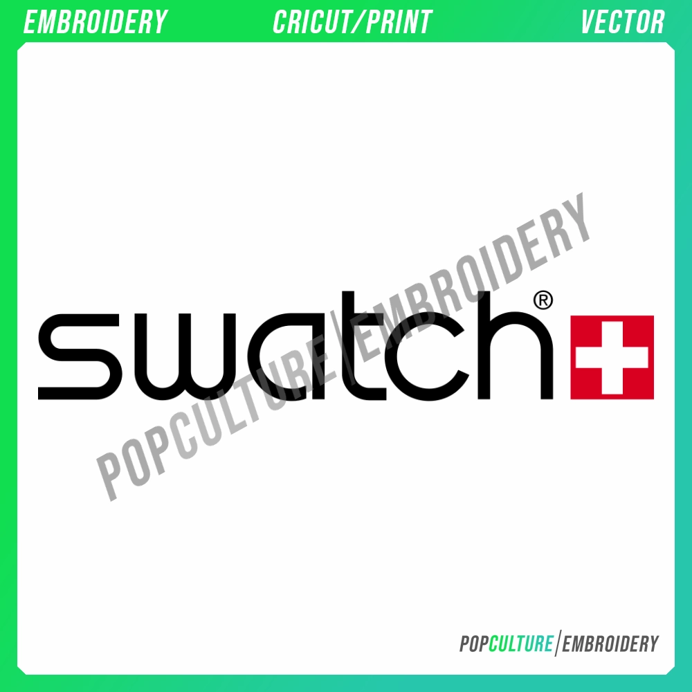 Swatch Logo - Official Logo for Embroidery & Vector • Pop Culture ...