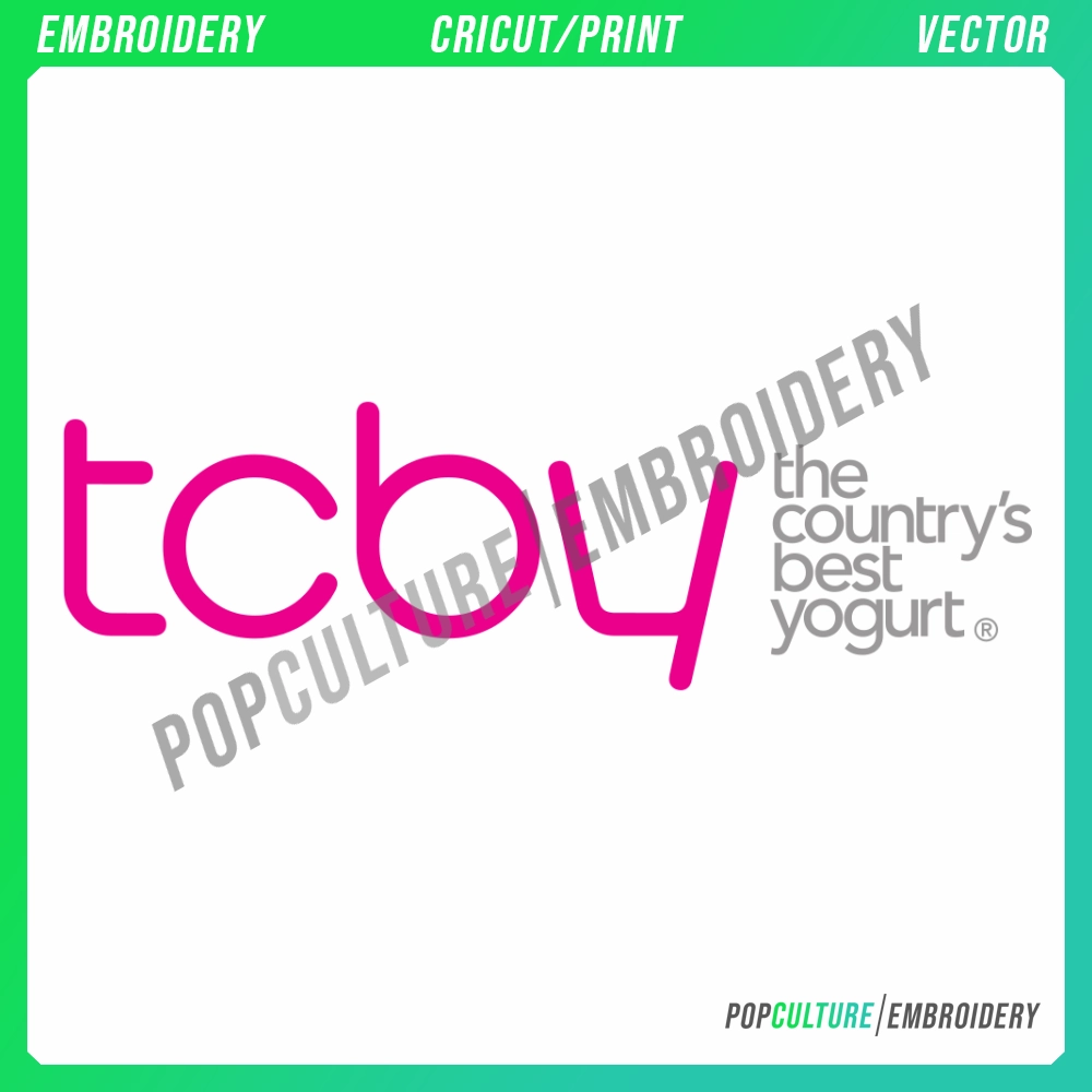 Tcby Logo - Official Logo for Embroidery & Vector • Pop Culture ...