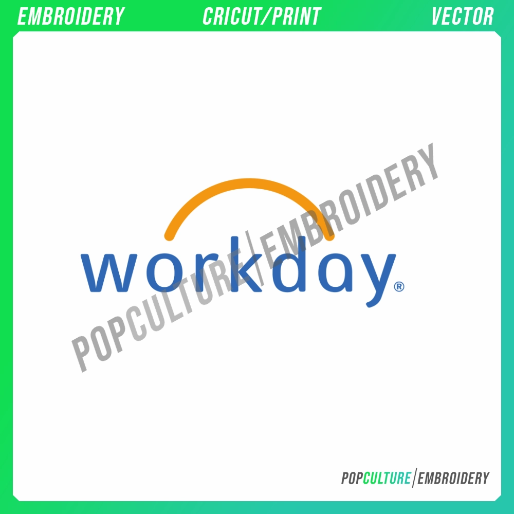 Workday Logo - Official Logo for Embroidery & Vector • Pop Culture ...